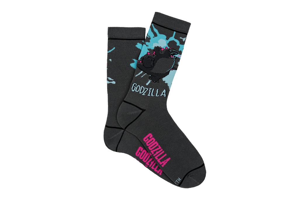 Godzilla x Kong Titan Godzilla Monster Crew Sock – Everything Legwear