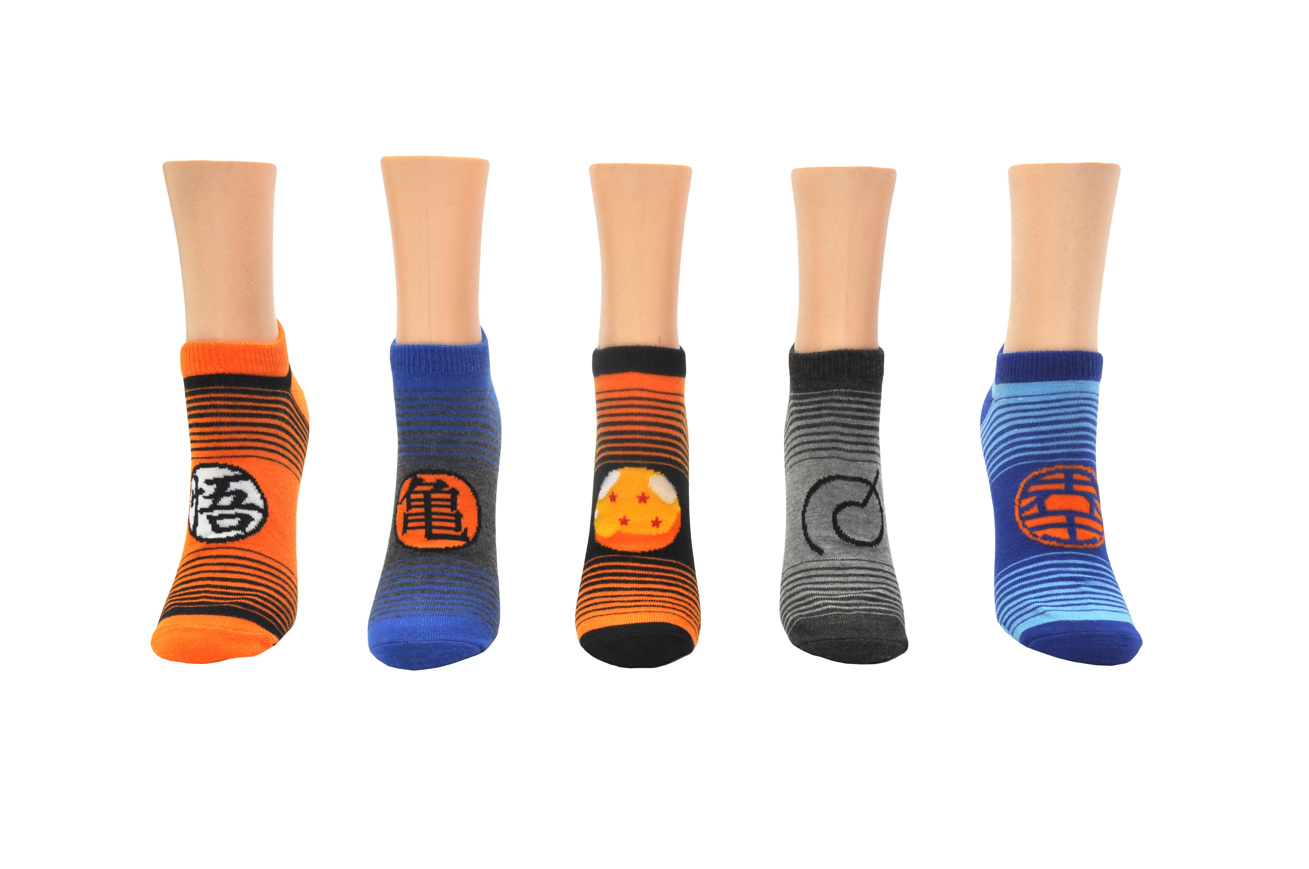 Dragon Ball Super Stripe 5 Pair Pack Lowcut Socks – Everything Legwear