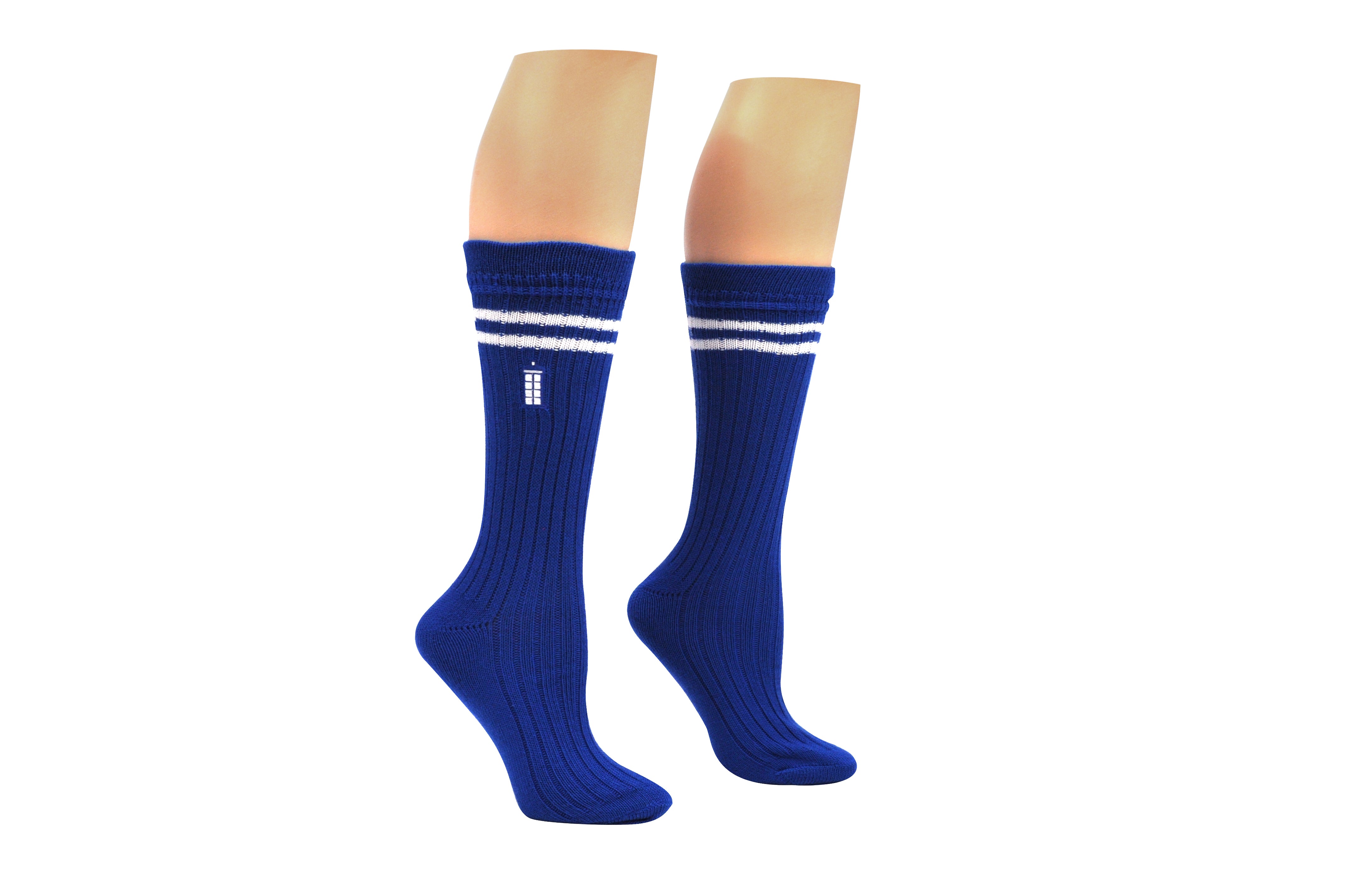 Doctor Who TARDIS 13th Doctor Ribbed Crew Socks – Everything Legwear