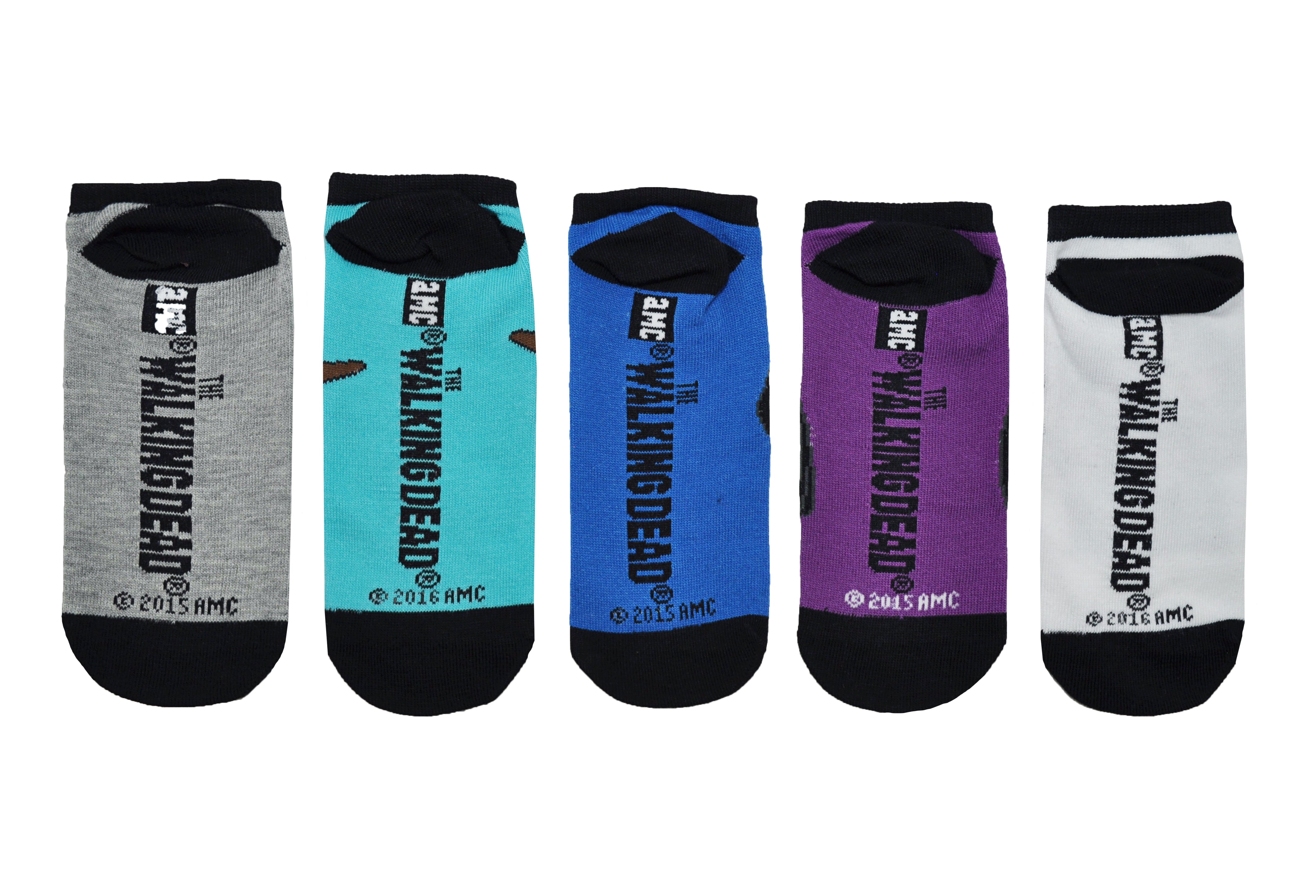 The Walking Dead Chibi 5 Pair Pack of Lowcut Socks – Everything Legwear